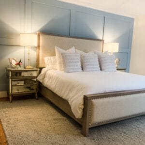 Easy DIY Large Grid Accent Wall Makeover Tutorial - Build a Cozy Home