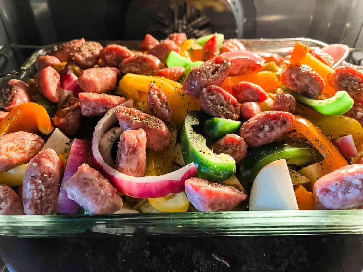Easy Sausage Potato Veggie Bake Recipe: A Quick and Meal for Busy Days ...